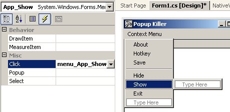 C# Popup Killer